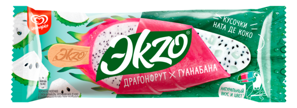 Эскимо «Ekzo» Драгонфрут-гуанабана, 70 г – купить по приятной цене с ...