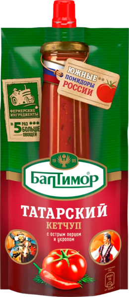 Кетчуп «Балтимор» Татарский, 260 г – купить по приятной цене с ...