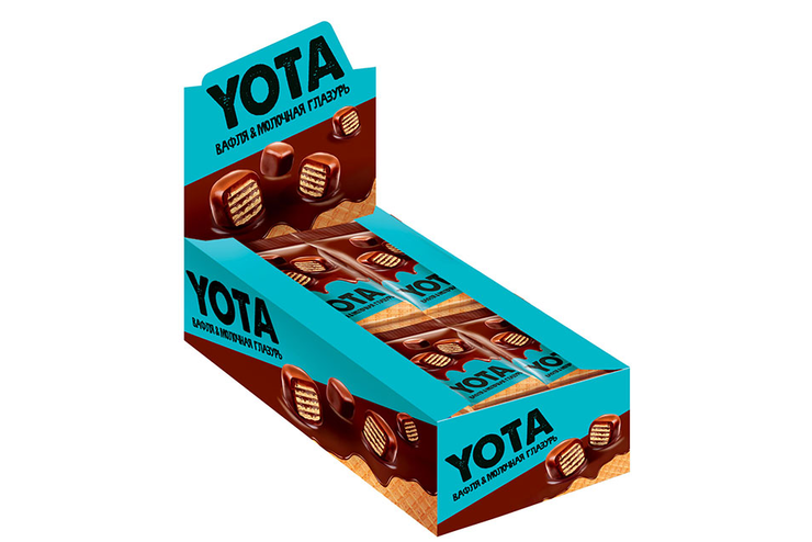 Драже вафля в молочно-шоколадной глазур. «Yota», 40 г - купить по цене производителя с ...