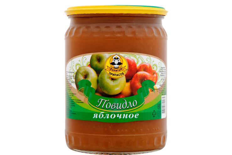 Повидло «Капитан припасов» яблочное, 620 г – купить по приятной цене с ...