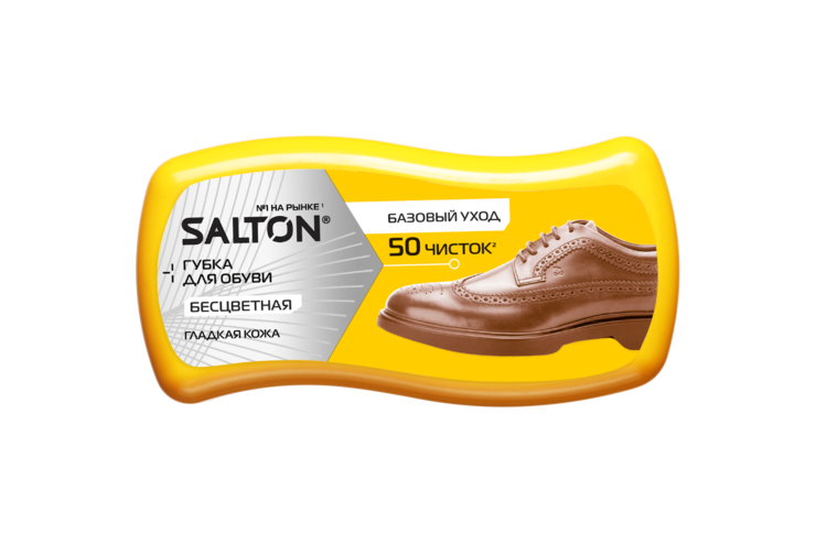 Губка для обуви бесцветная «Salton» Гладкая кожа – купить по приятной ...