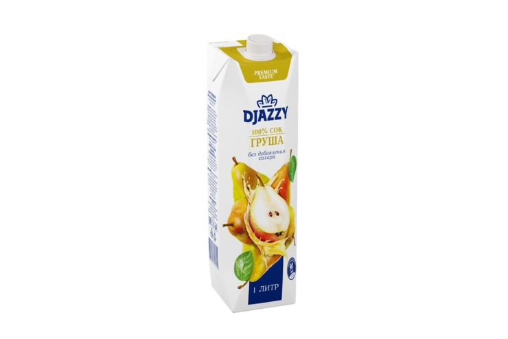 Сок «Djazzy» Груша, 1 л – купить по приятной цене с доставкой на дом в ...