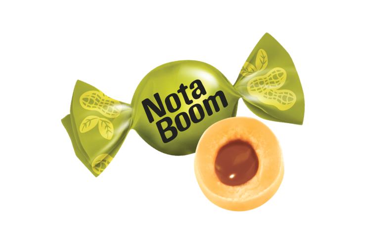 Конфеты жевательные «Nota Boom» с арахисовым кремом – купить по ...