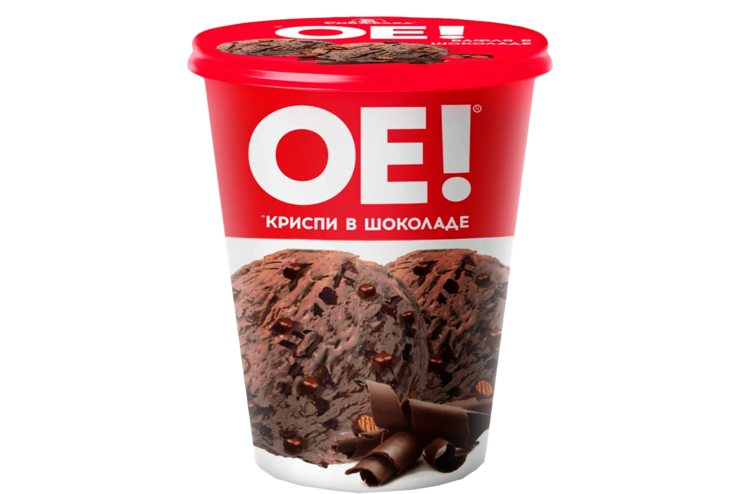 Мороженое «ОЕ!» «Криспи в шоколаде», 320 г – купить по приятной цене с ...