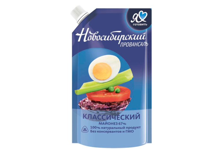Майонез «Я люблю готовить» Новосибирский Провансаль классический, 700 ...