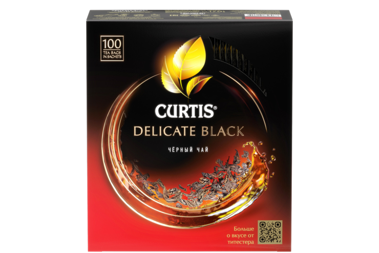 Чай черный «Curtis» Delicate Black, 100 пакетиков – купить по приятной ...