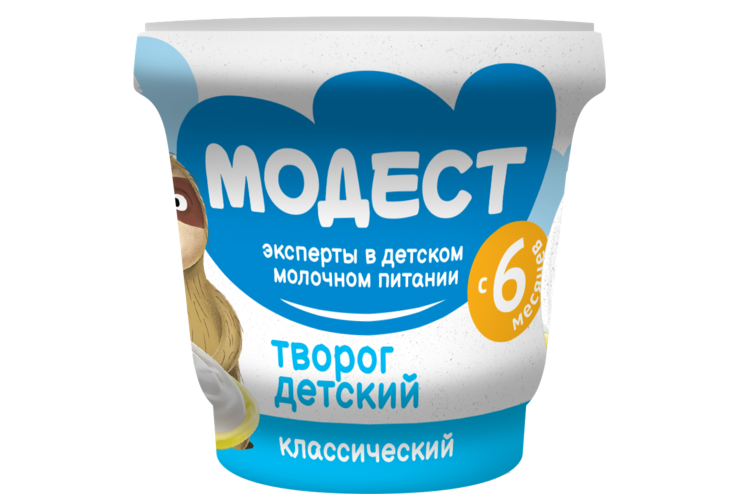 Творог детский «Модест» классический, 90 г – купить по приятной цене с ...