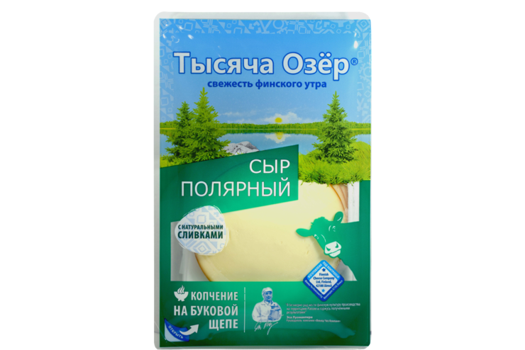 Сыр колбасный «Тысяча озер» Полярный, в нарезке, 120 г – купить по ...