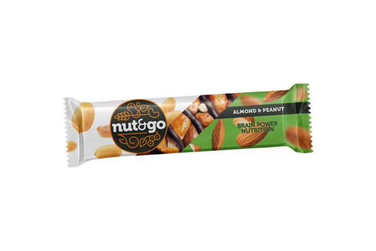 Батончик «Nut N Go» Almond & peanut, 36 г – купить по приятной цене с ...