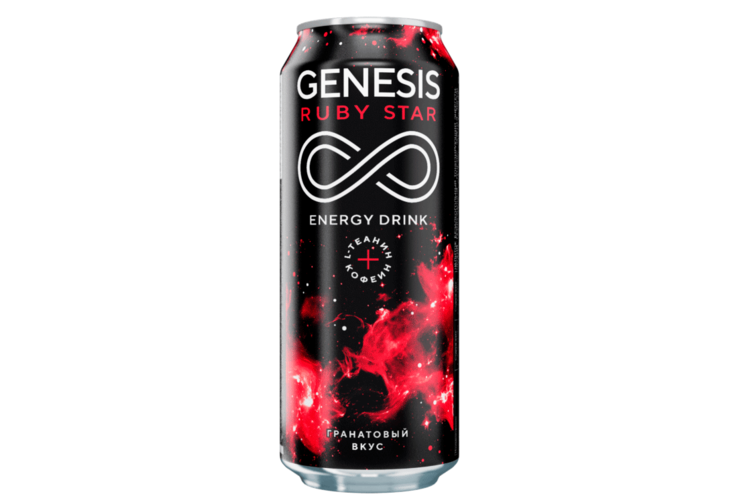 Энергетический напиток «GENESIS» Ruby Star, 500 мл – купить по приятной ...