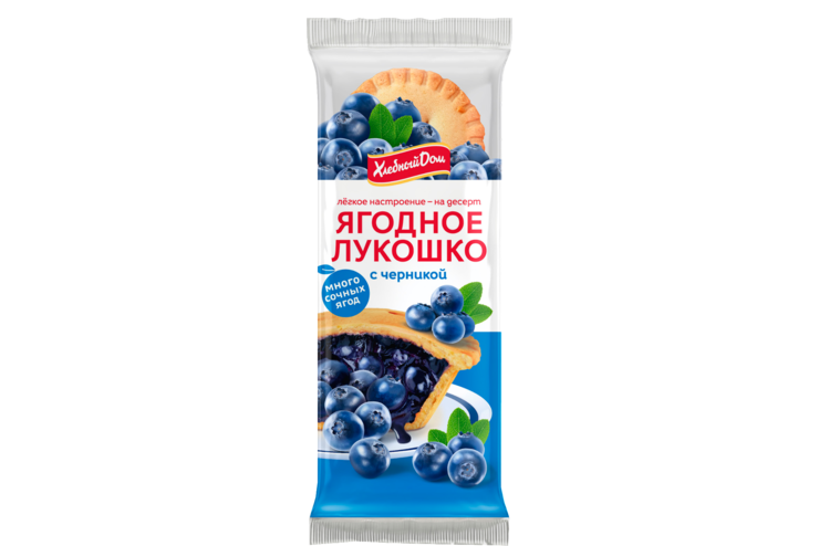 Кекс «Хлебный дом «Ягодное лукошко с черникой 140 г купить по