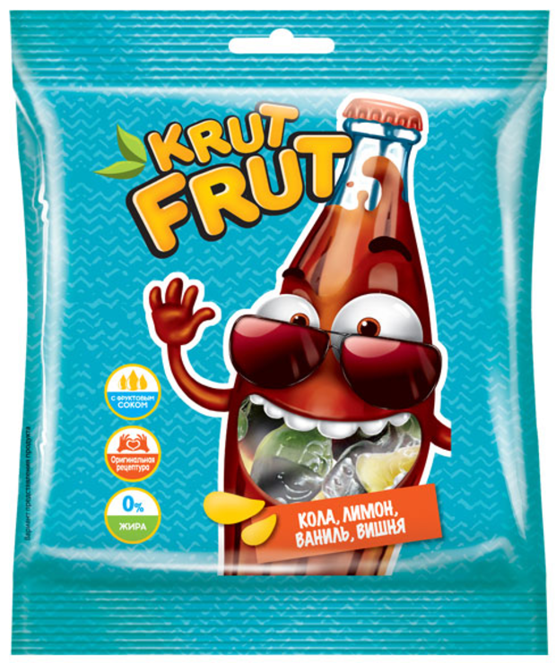 Мармелад жевательный в форме забавных бутылочек «KrutFrut», 70 г - купить по цене производителя ...