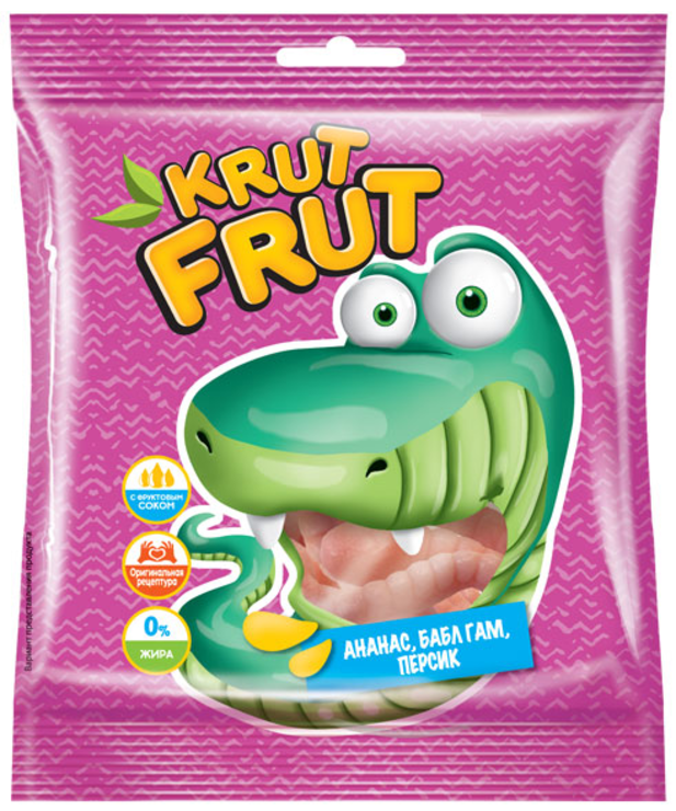 Мармелад жевательный в форме червячков «KrutFrut», 70 г - купить по цене производителя с ...
