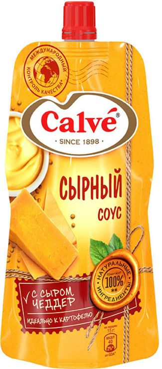 Cоус сырный «Calve», 230 г - купить по цене производителя с бесплатной ...