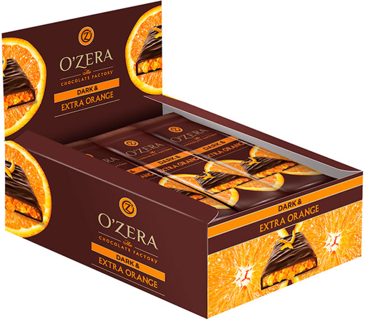 Шоколад горький Dark & Extra Orange «OZera», 40 г - купить по цене ...