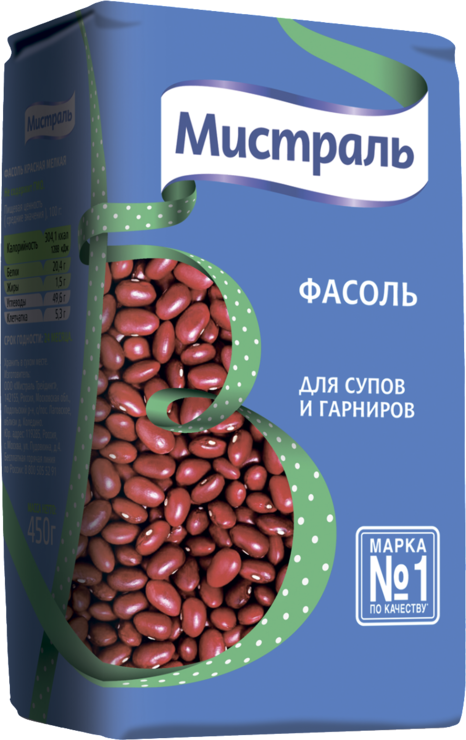 Фасоль «Мистраль» красная, для супов и гарниров, 450 г – купить по ...