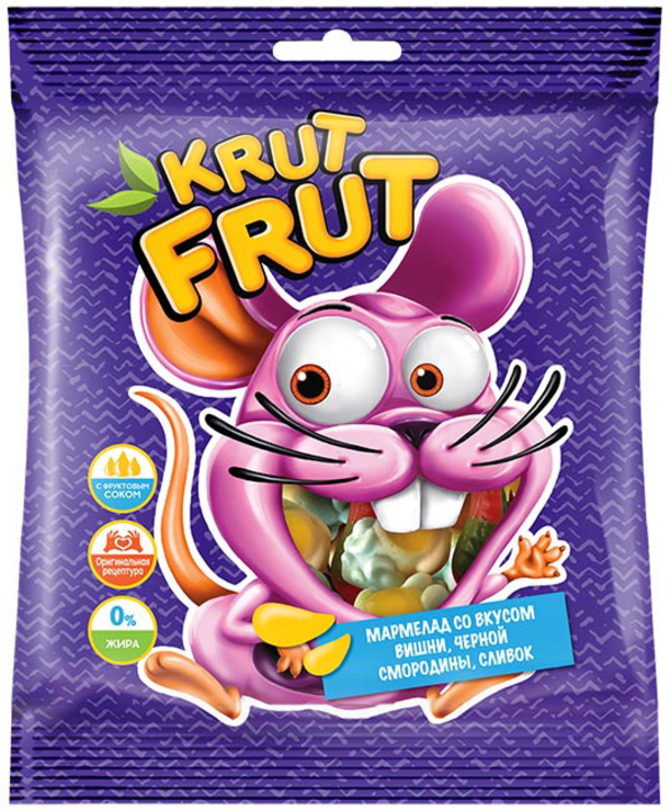 Мармелад жевательный в форме мышек «KrutFrut», 100 г - купить по цене производителя с бесплатной ...