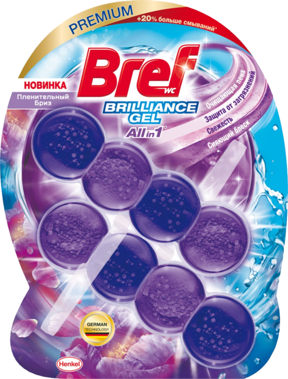 Туалетный блок «Bref» Пленительный бриз, 84 г – купить по приятной цене ...