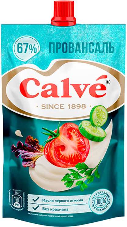 Майонез «Провансаль» 67% «Calve», 200 г - купить по цене производителя с бесплатной доставкой в ...