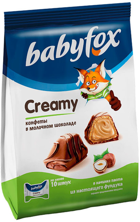 Конфеты вафельные Creamy «BabyFox», 100 г - купить по цене ...