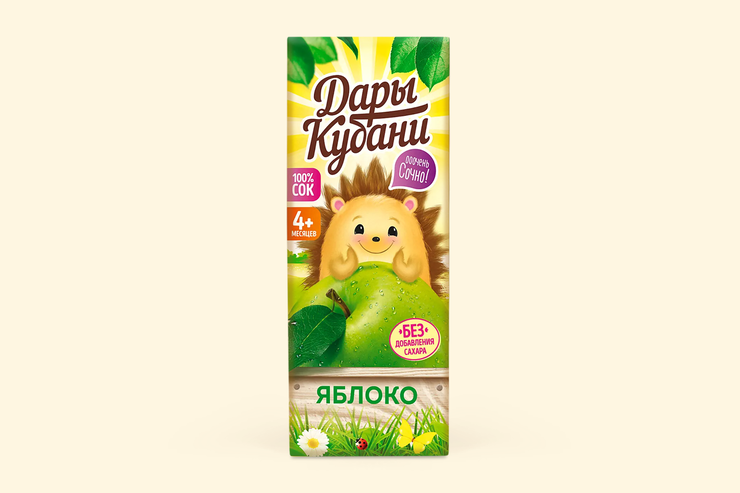 Сок «Дары Кубани» Яблочный осветленный, 200 мл - купить по цене ...