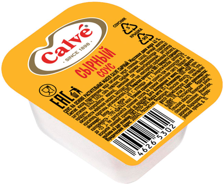 Соус «Сырный» «Calve», 25 г - купить по цене производителя с бесплатной ...