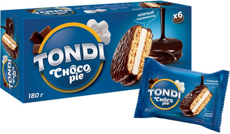 Choco Pie «Tondi», 180 г - купить по цене производителя с бесплатной ...